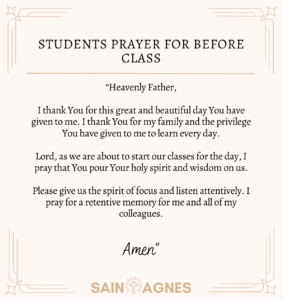 5 Prayers For Before Class: Students And Teachers