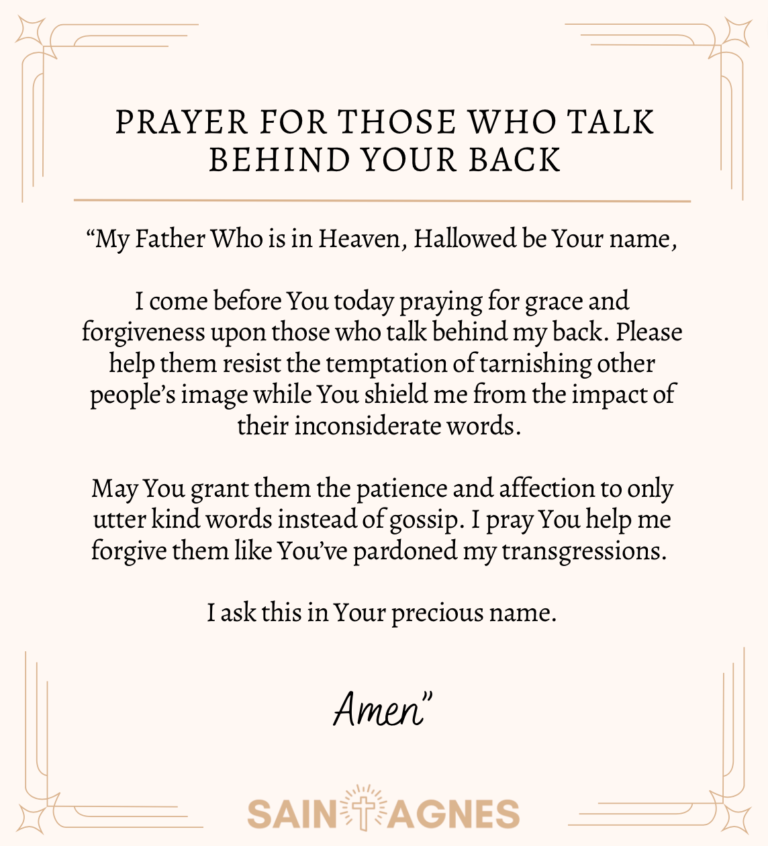5 Prayers Against Gossip and Slander: Behind Your Back