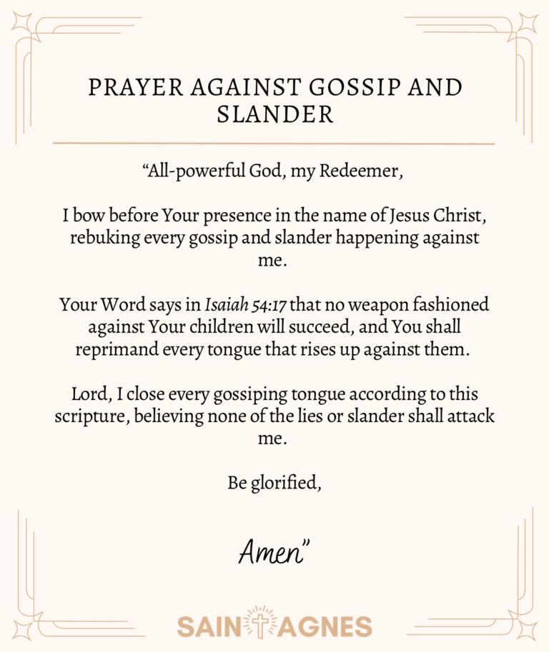 5 Prayers Against Gossip and Slander: Behind Your Back