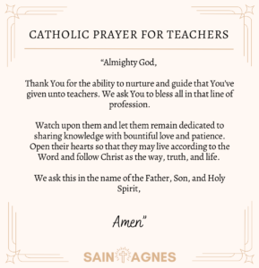7 Prayers for Teachers: Short Pocket Prayers