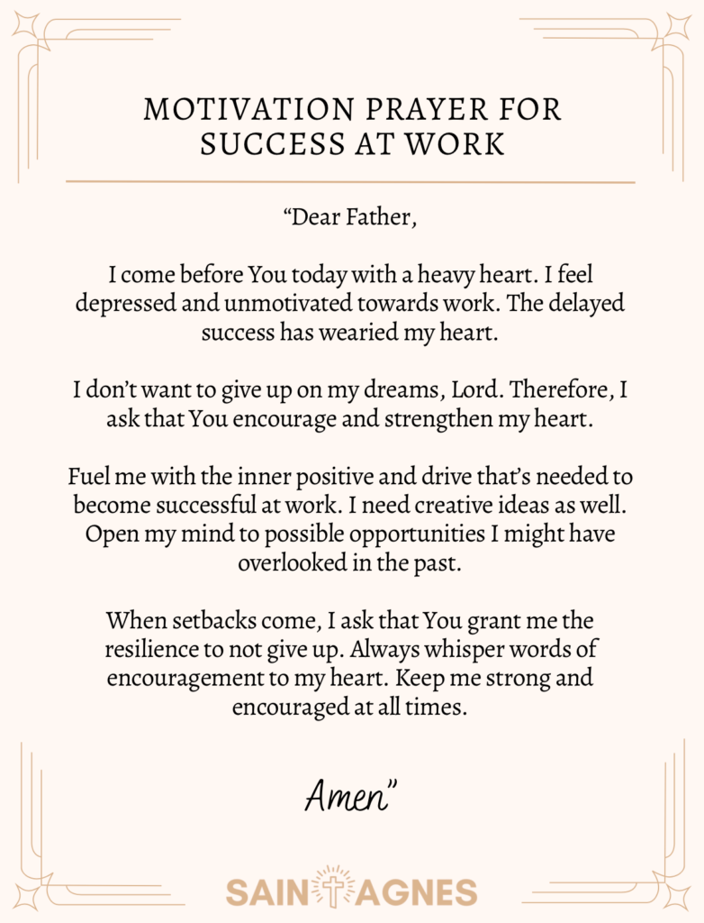 7 Short Prayers For Success at Work (Motivation)