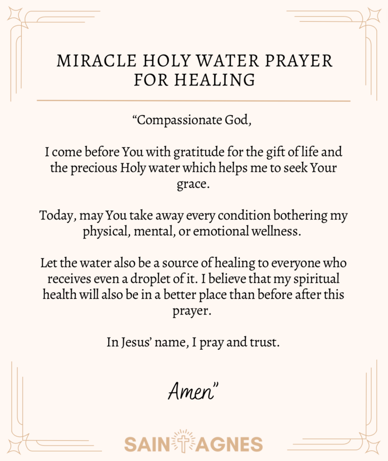 5 Holy Water Prayers for Protection - Make Holy Water