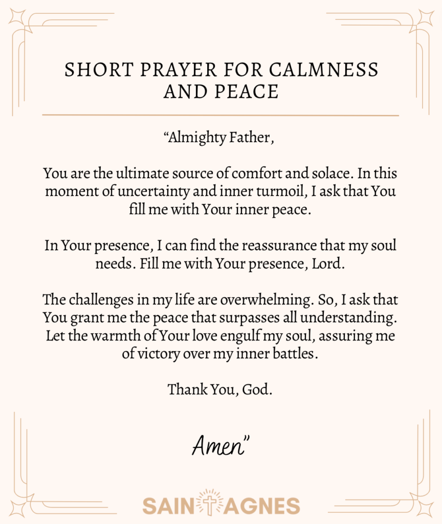 9 Short Prayers for Peace of Mind and Heart