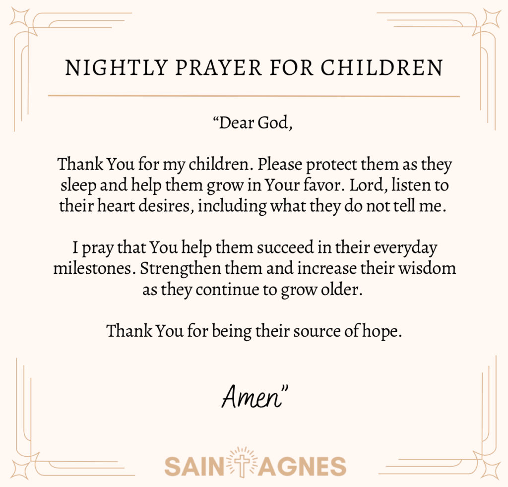 8 Bedtime Prayers for Kids: Beautiful Night Time Words