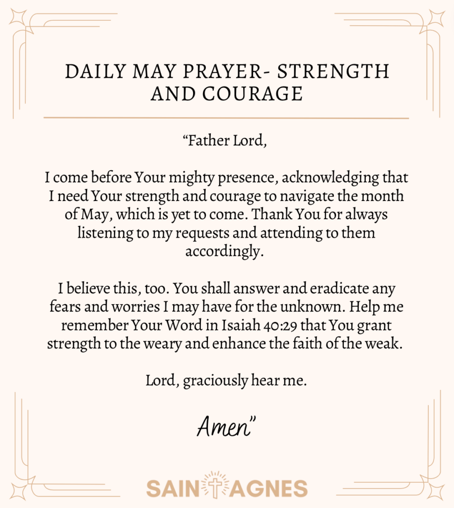 5 Daily Prayers for May 2024 - For a Beautiful Month!